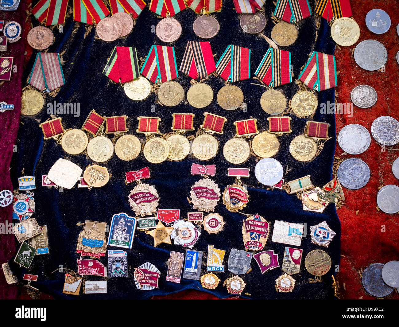 Soviet medals hi-res stock photography and images - Alamy