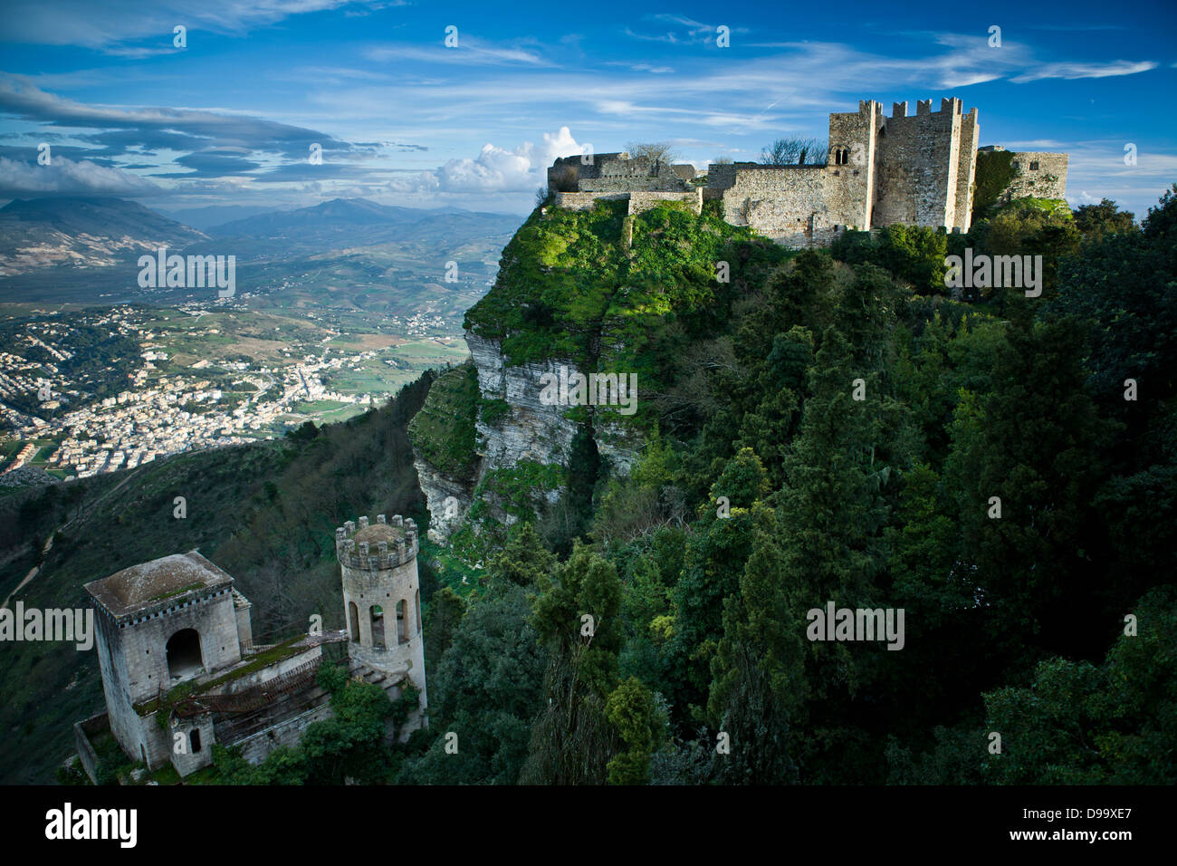 Erice pepoli castle hi-res stock photography and images - Alamy