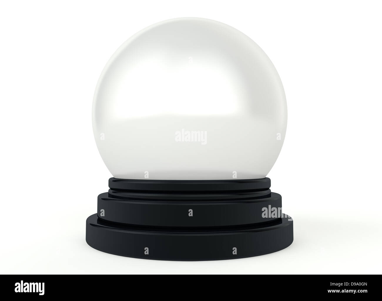 Magic crystal ball / sphere isolated on white background Stock Photo ...