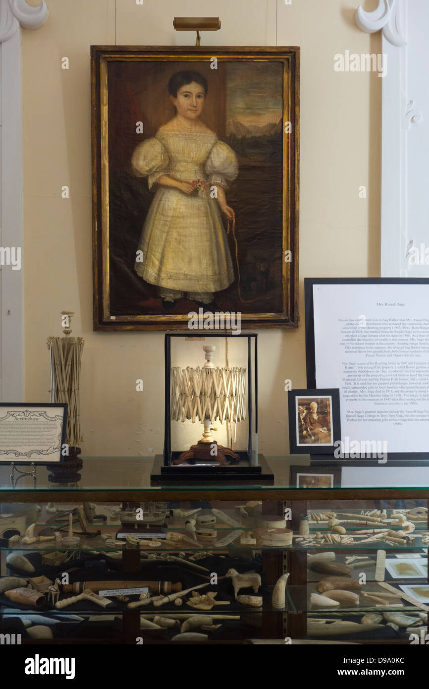 Sag Harbor Whaling Museum on Long Island Stock Photo - Alamy