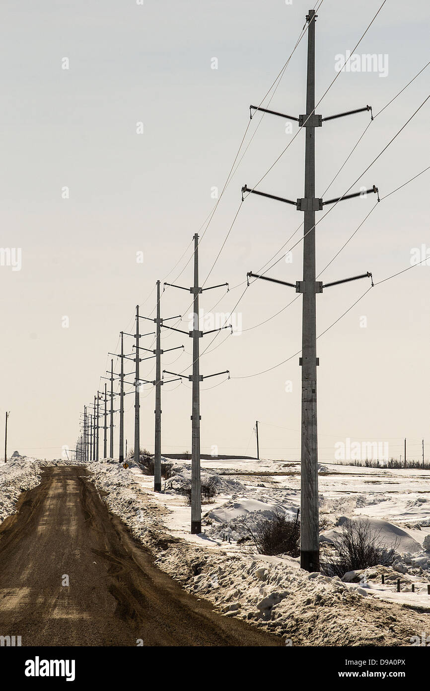 Power line, power, electric, transmission line Stock Photo - Alamy