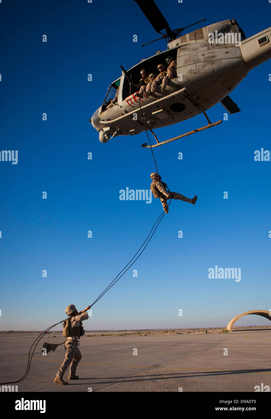 Helicopter rappelling hi-res stock photography and images - Alamy