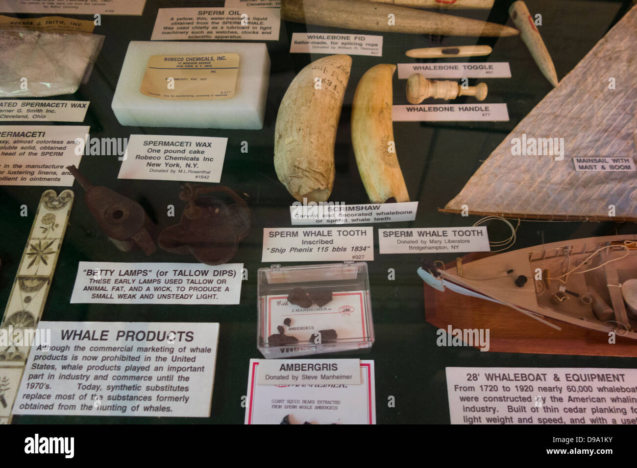 Sag Harbor Whaling Museum on Long Island Stock Photo - Alamy