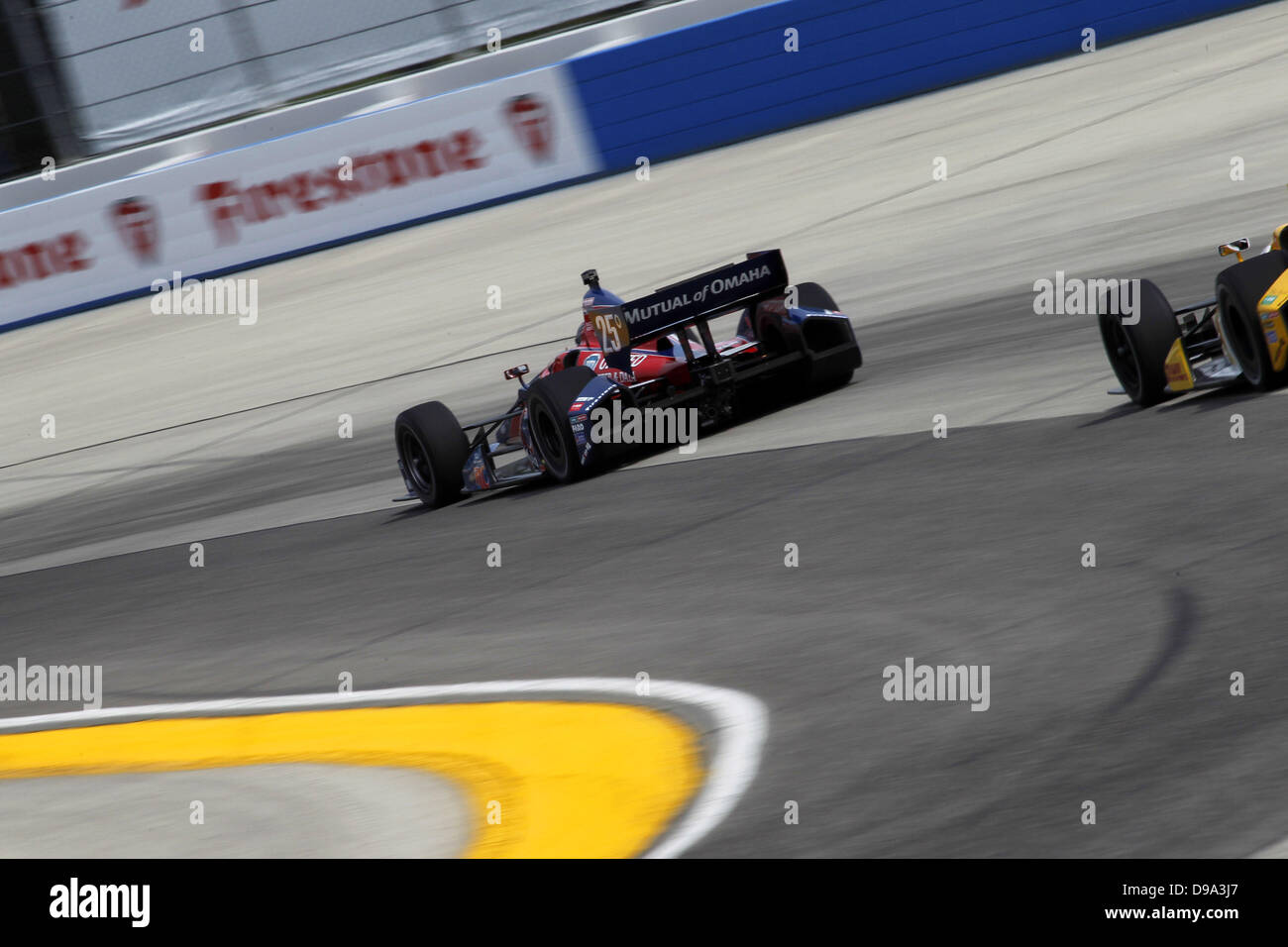 June 15, 2013 - Milwaukee, Wisconsin, U.S - Indycar, Round 9, Milwaukee ...
