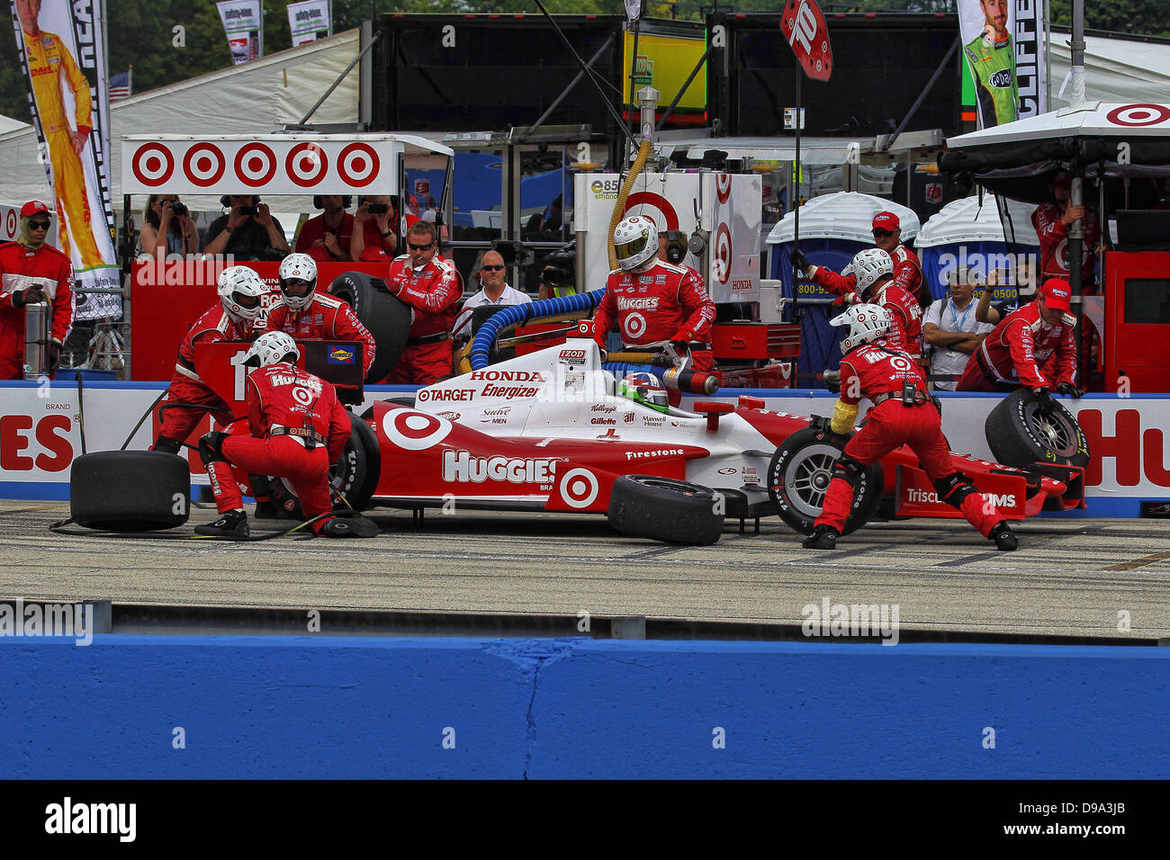Milwaukee, Wisconsin, USA. 15th June, 2013. Indycar, Round 9, Milwaukee ...