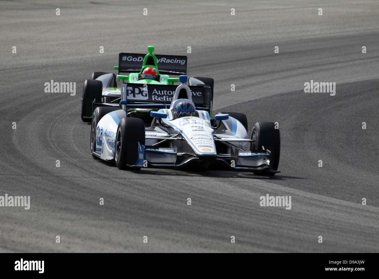 Milwaukee, Wisconsin, USA. 15th June, 2013. Indycar, Round 9, Milwaukee ...
