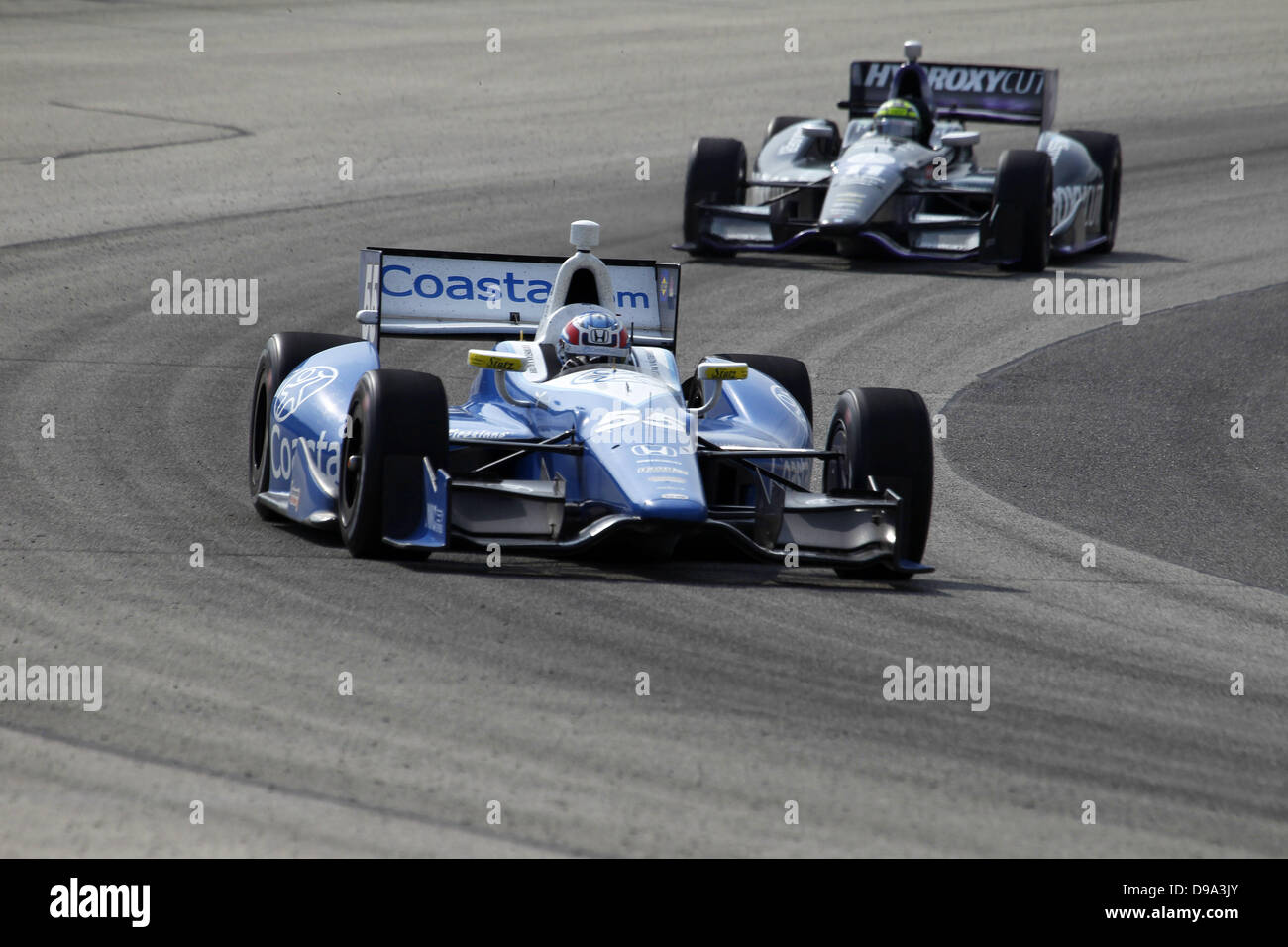 Milwaukee, Wisconsin, USA. 15th June, 2013. Indycar, Round 9, Milwaukee ...