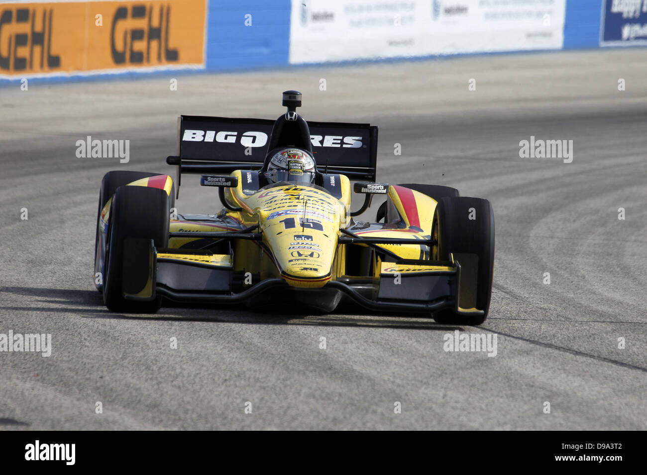 Milwaukee, Wisconsin, USA. 15th June, 2013. Indycar, Round 9, Milwaukee ...