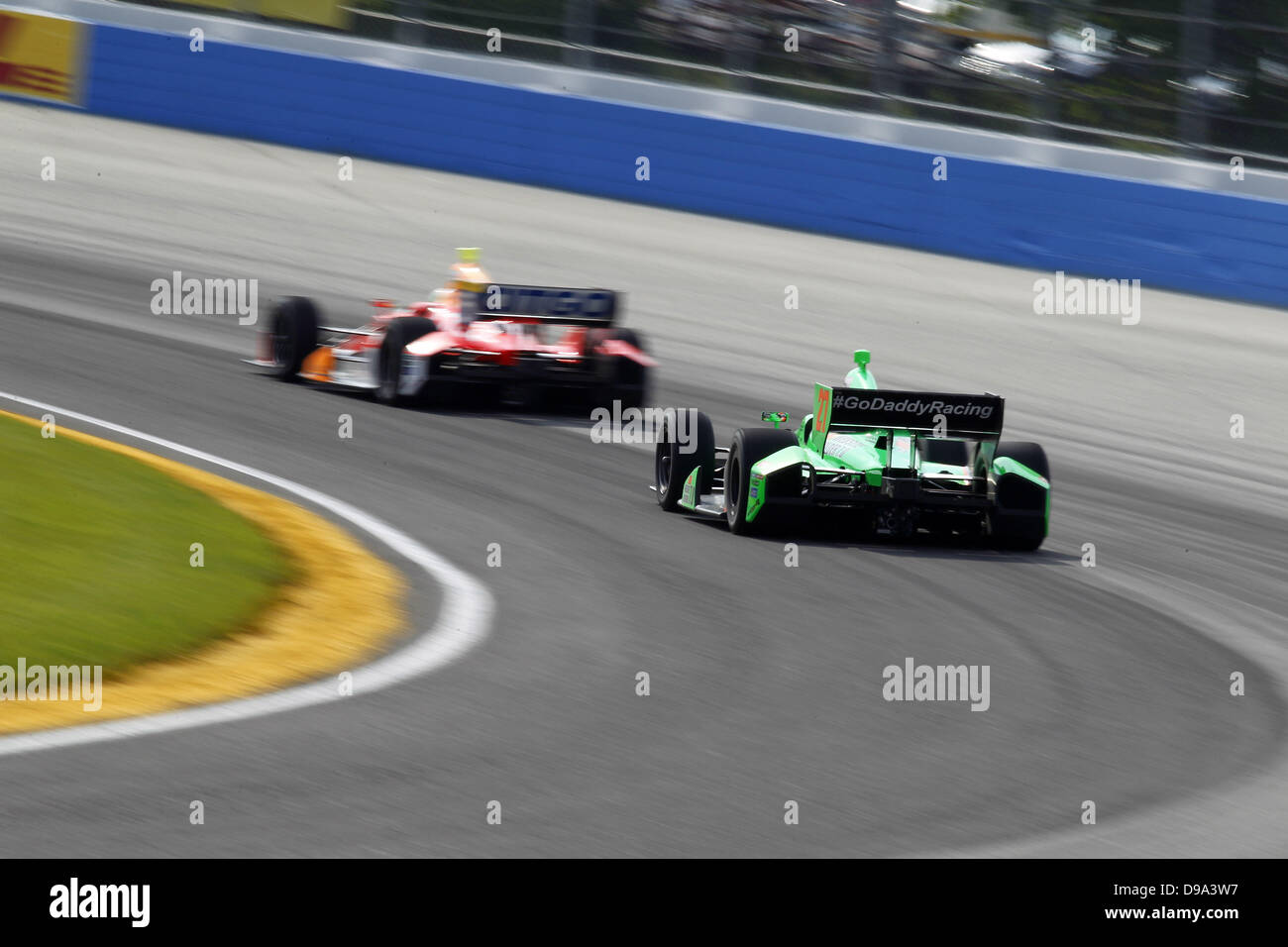Milwaukee, Wisconsin, USA. 15th June, 2013. Indycar, Round 9, Milwaukee ...