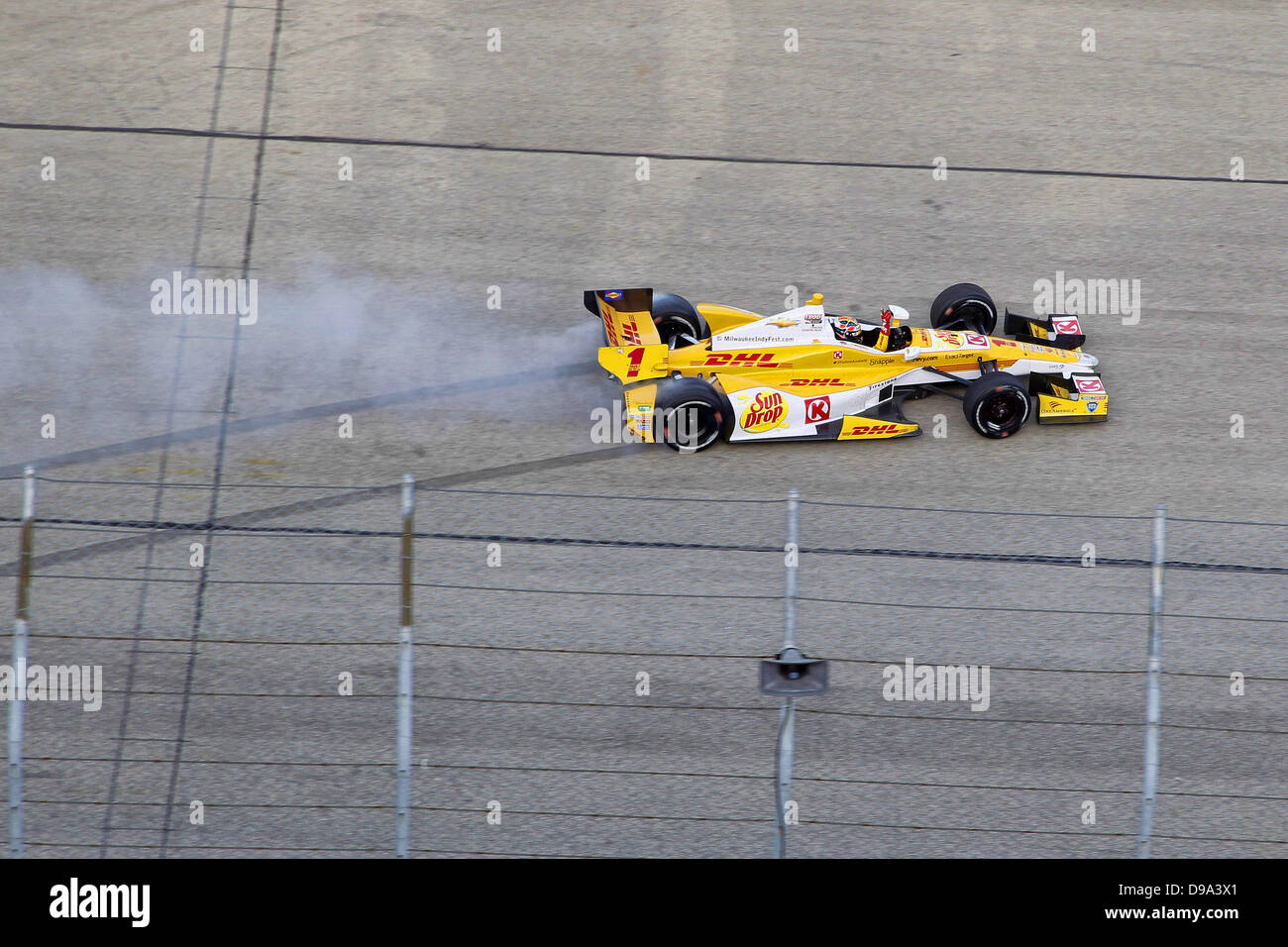 Milwaukee, Wisconsin, USA. 15th June, 2013. Indycar, Round 9, Milwaukee ...