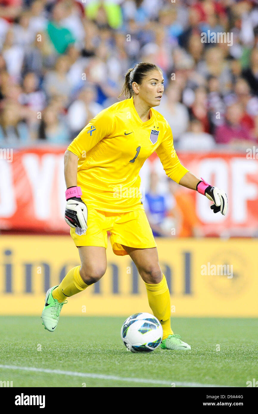 Foxborough, Massachusetts, USA. 15th June, 2013. US Women's National ...