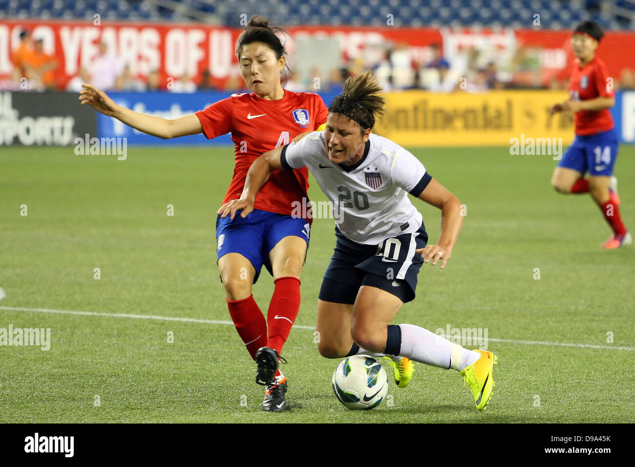 Foxborough, Massachusetts, United States. 15th June, 2013. USA forward ...
