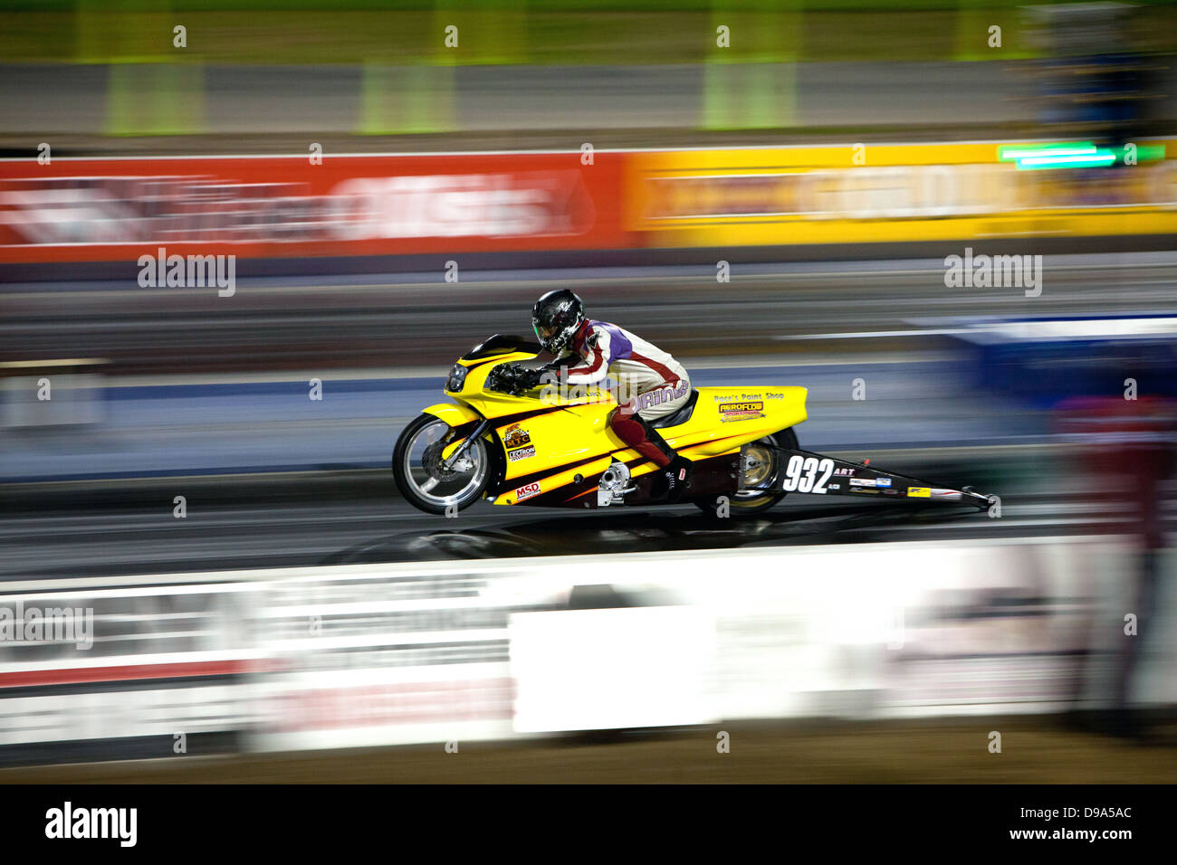 The power and speed of a drag raceway Stock Photo - Alamy