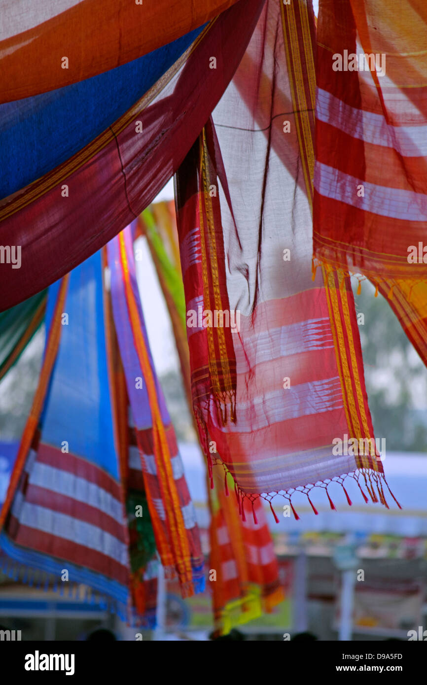 Traditional Cotton Saris Stock Photo - Alamy