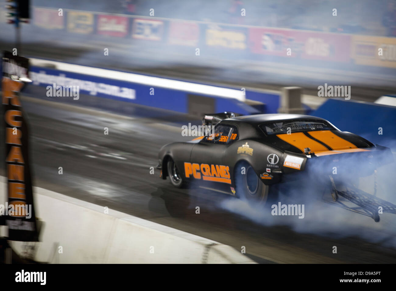 The power and speed of a drag raceway Stock Photo - Alamy