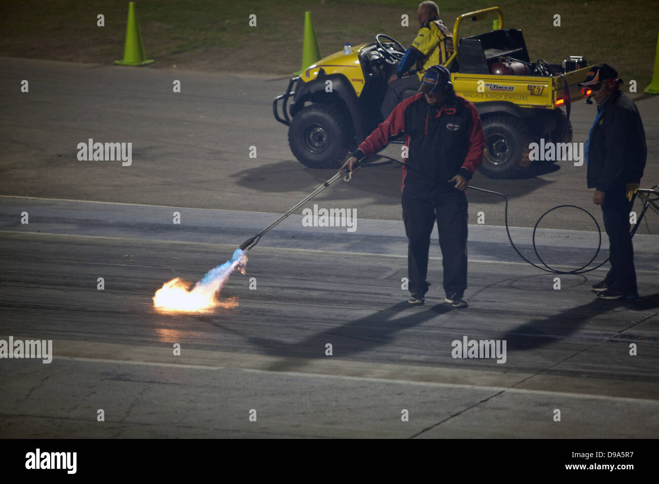 The power and speed of a drag raceway Stock Photo - Alamy