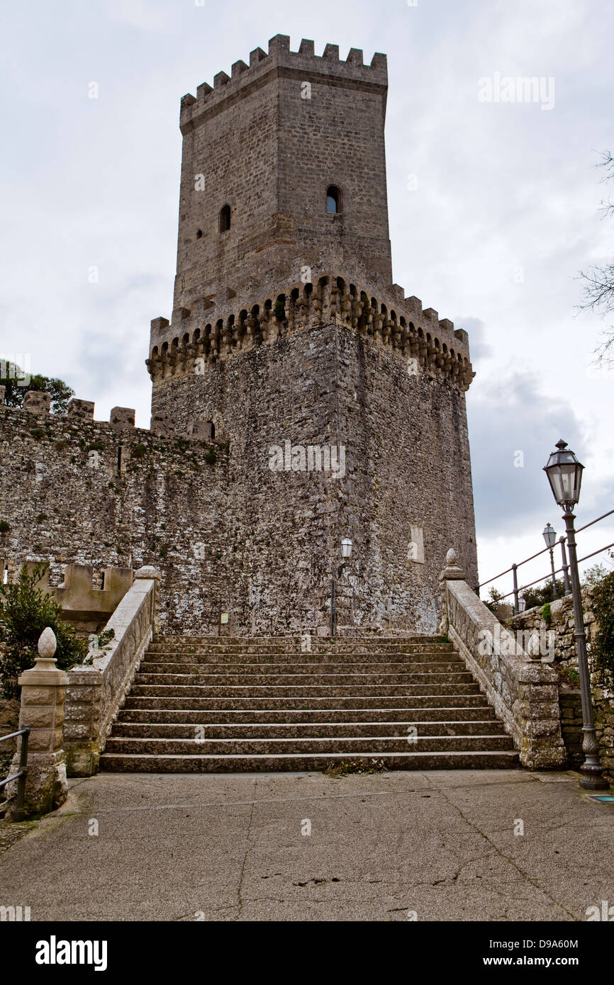 Venus Castle in Erice, Sicily Stock Photo - Alamy