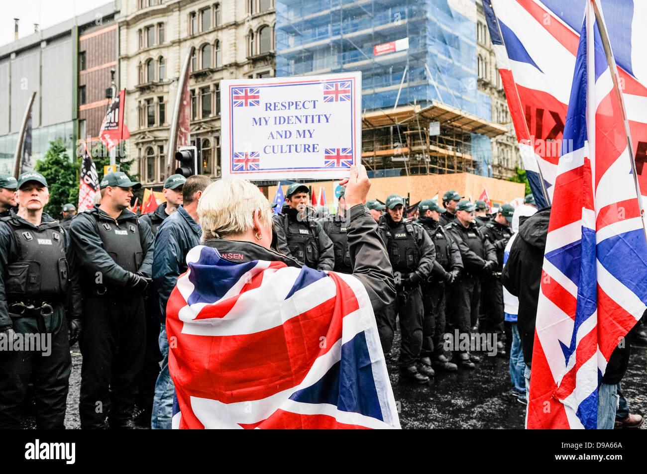 Politics police officer police woman protesting hi-res stock ...