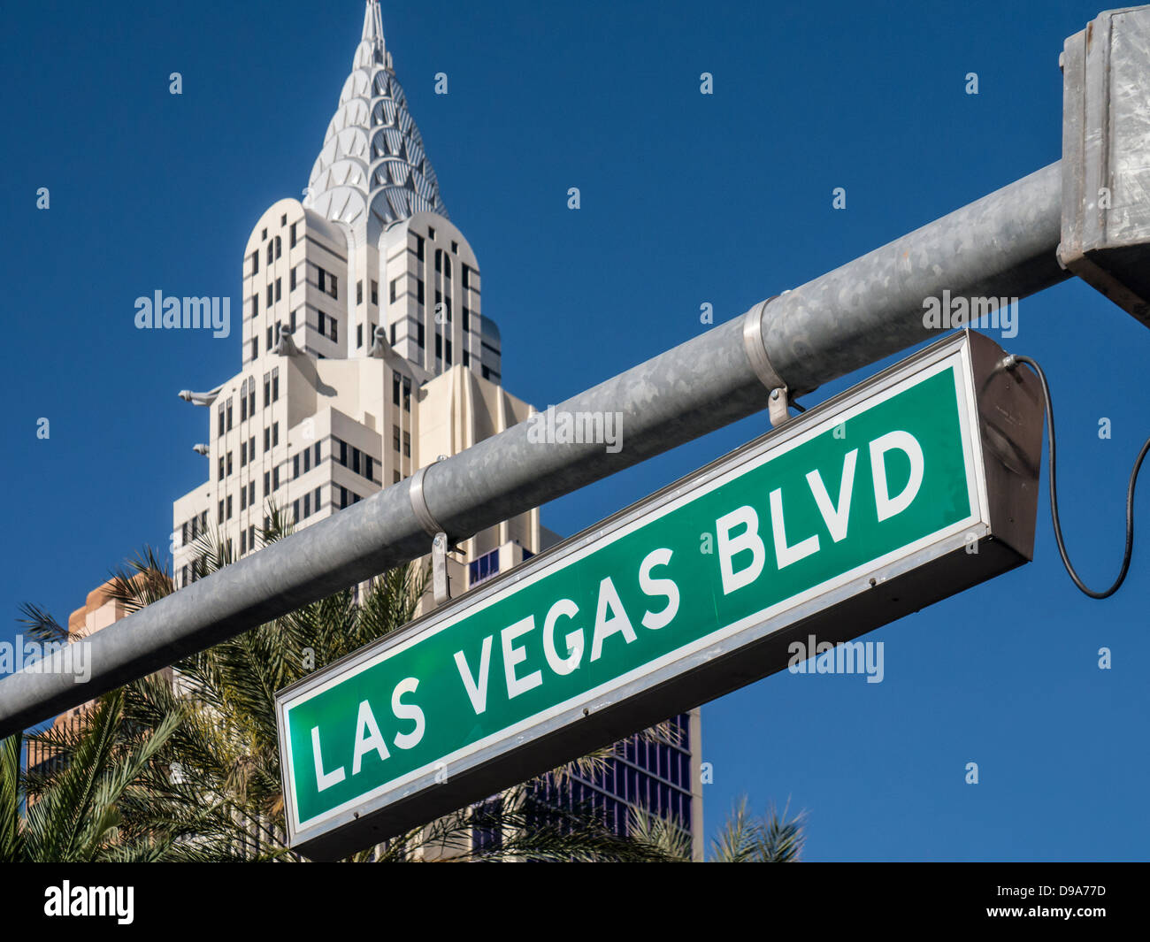 Las vegas blvd road sign hi-res stock photography and images - Alamy