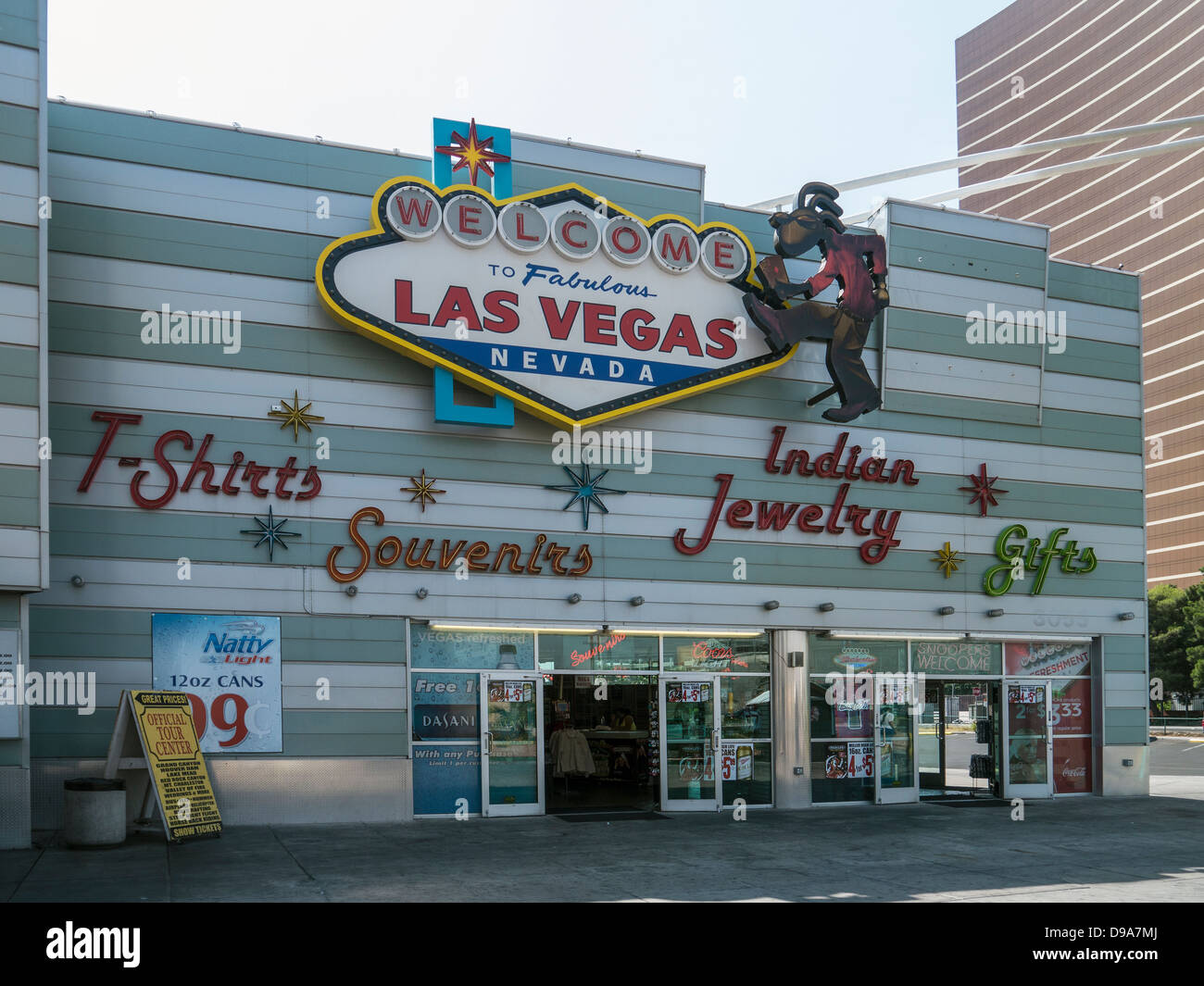 LAS VEGAS.NEVADA, USA - JUNE O3, 2013: Exterior view of Las Vegas Gift ...