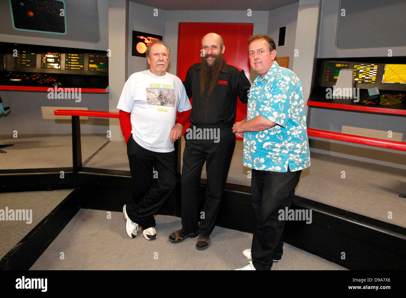 Bobby Clark, Martin Netter and Mark Allen Shepherd attend the Star Trek ...