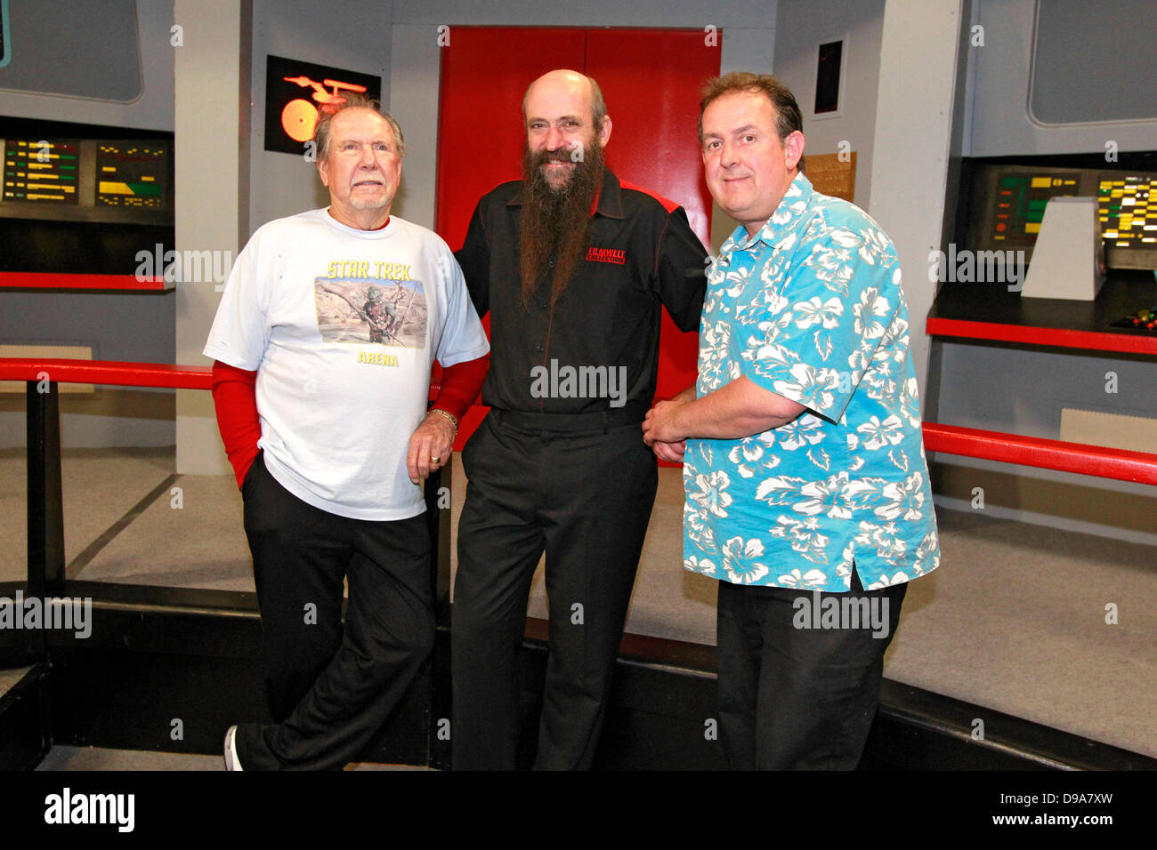 Bobby Clark, Martin Netter and Mark Allen Shepherd attend the Star Trek ...