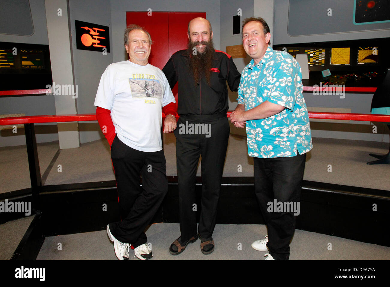 Bobby Clark, Martin Netter and Mark Allen Shepherd attend the Star Trek ...