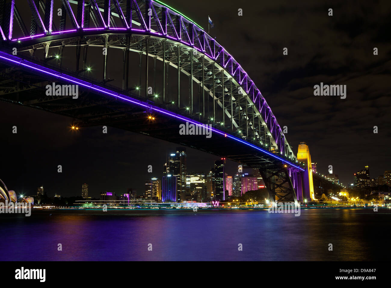 Night Scenes around Sydney Harbor, Australia Stock Photo - Alamy