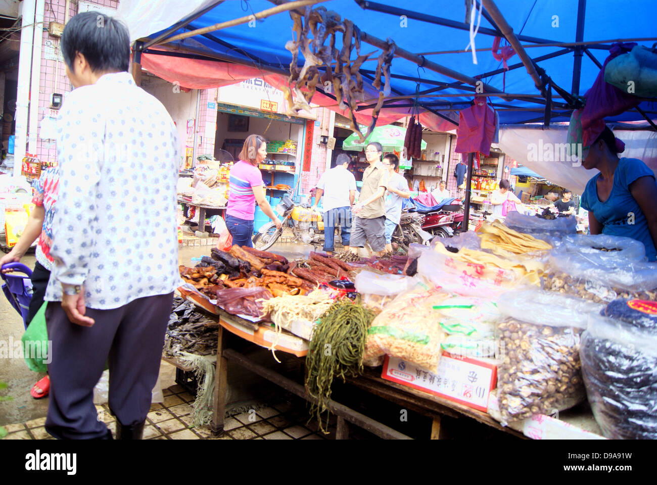 A farmers' market, in shenzhen, China Stock Photo - Alamy