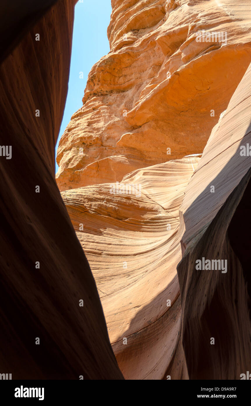 colors and rocks in antelope canyon in Utah Stock Photo - Alamy