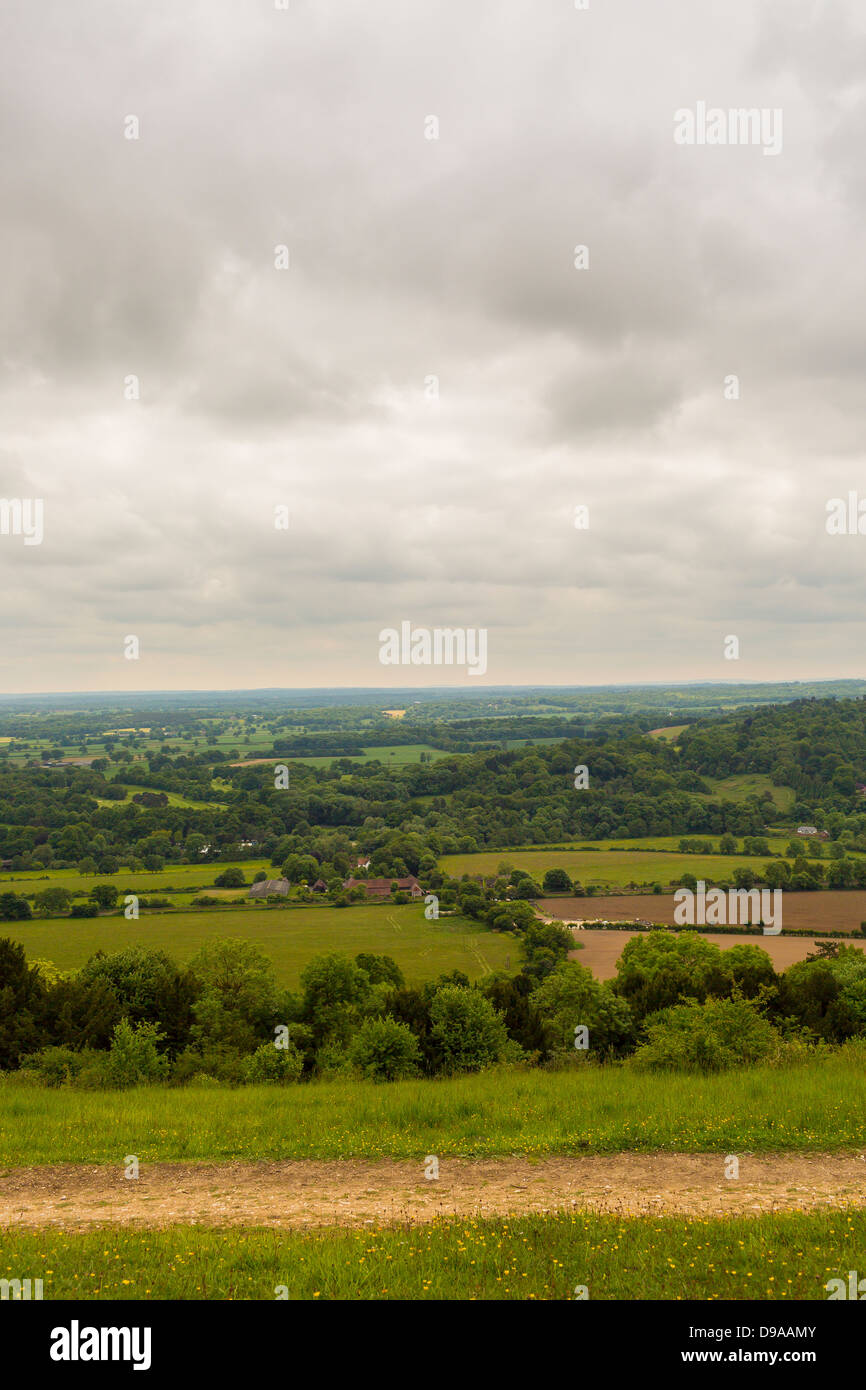 Surrey from box hill hi-res stock photography and images - Alamy