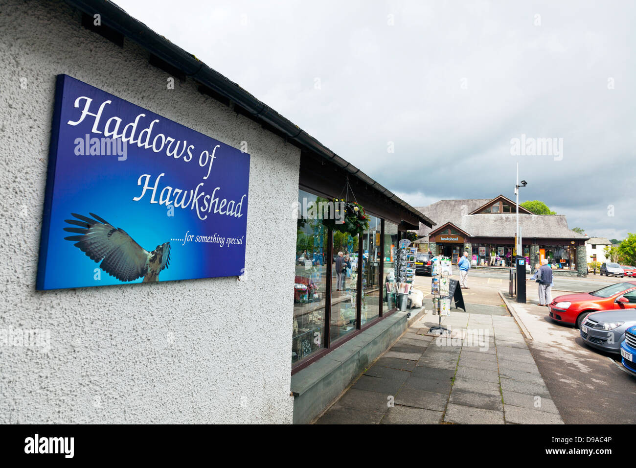 Hawkshead village, Cumbria, Lake District National Park, Lakeland, UK ...