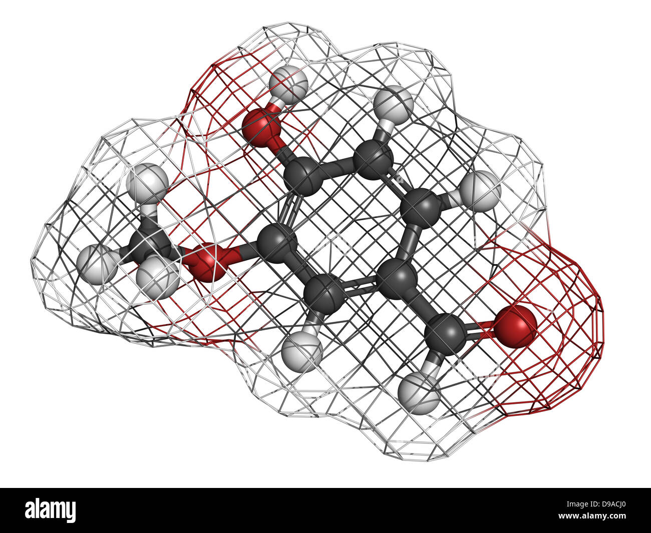 Vanillin vanilla extract molecule, chemical structure. Vanillin is the ...