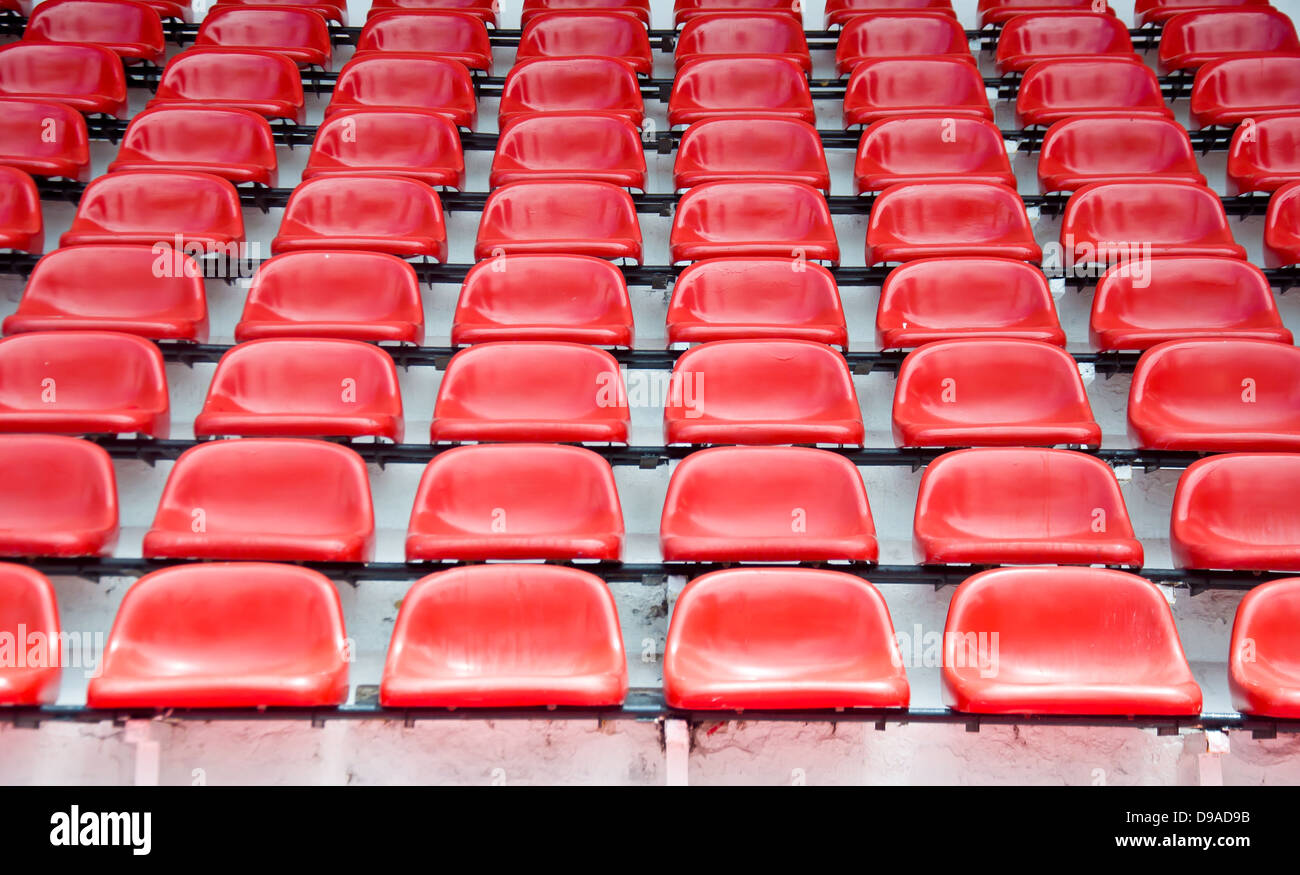 empty chair in soccer stadium Stock Photo - Alamy
