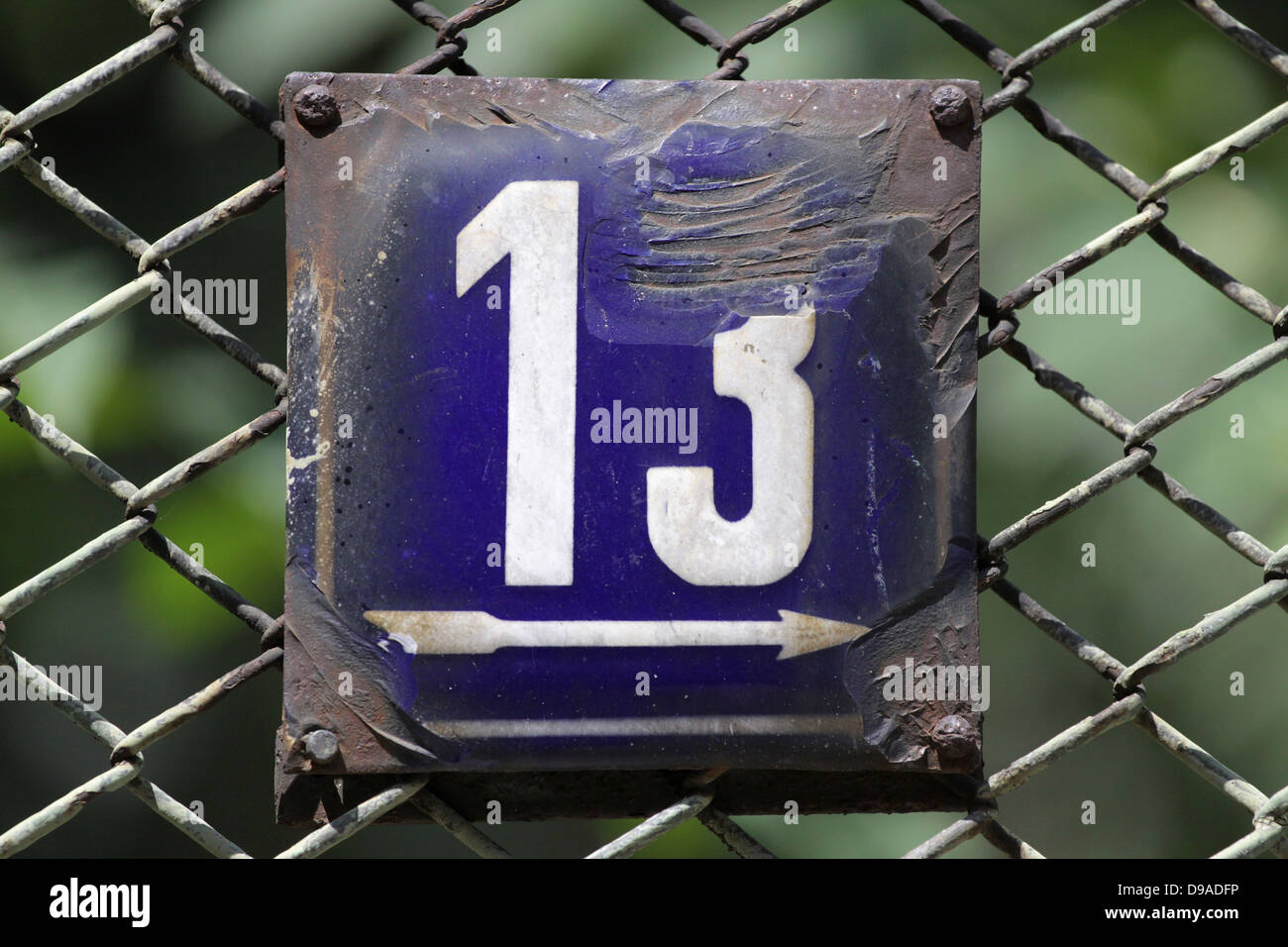 House numbers in different styles and colors (concept for real estate ...