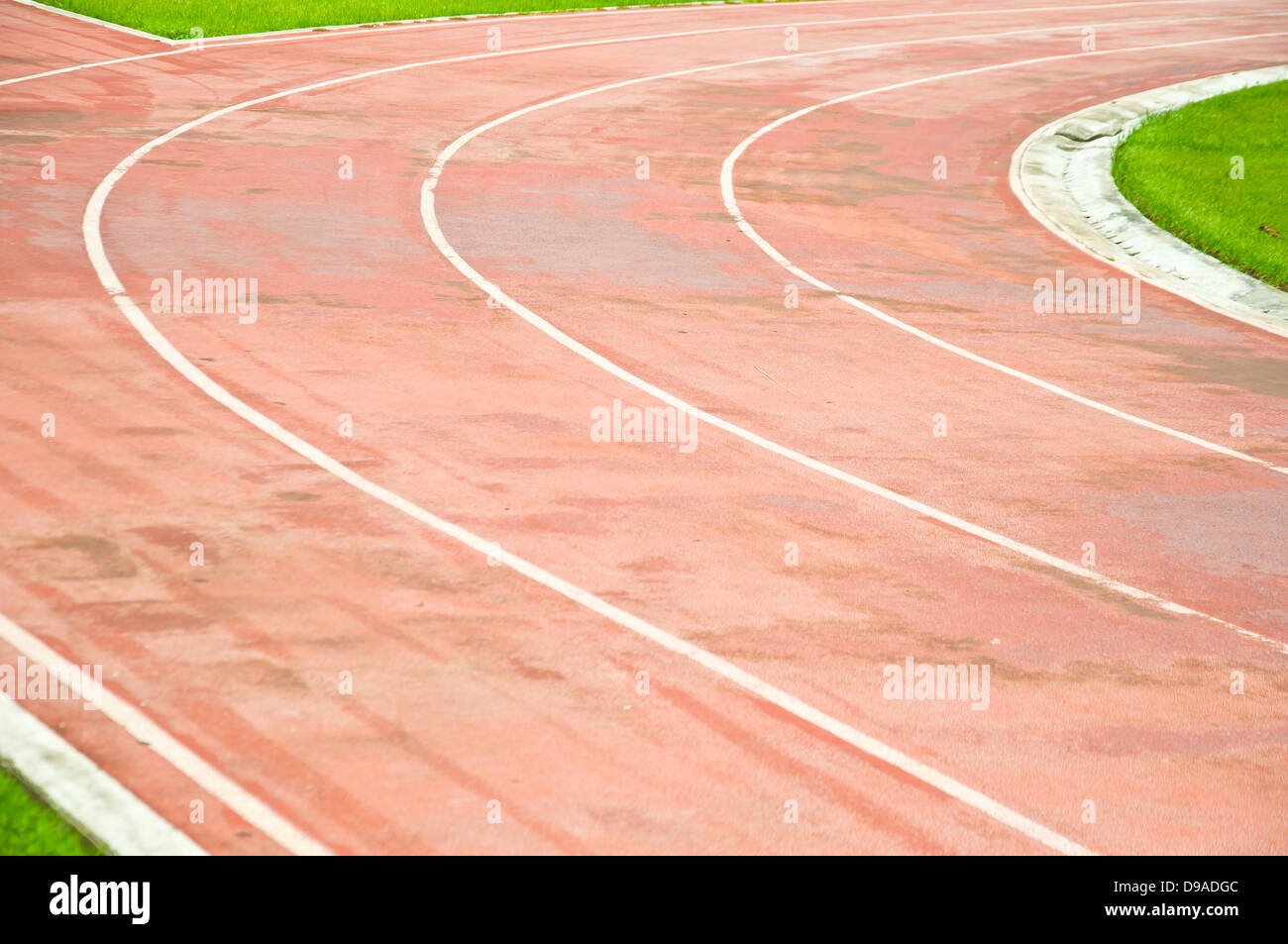 old curve line for compettition Stock Photo - Alamy