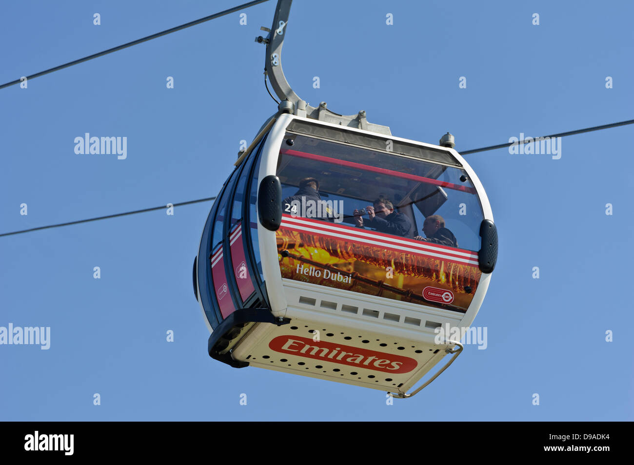 Emirates Cable Car, Greenwich, London, England, United Kingdom Stock ...