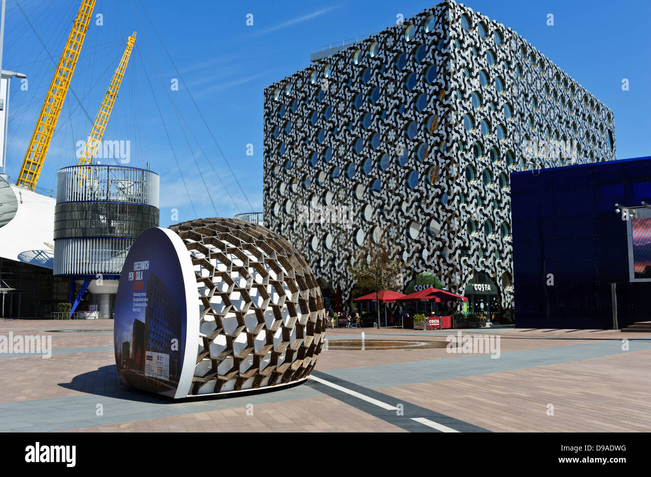 Ravensbourne college building in North Greenwich near the Millennium ...