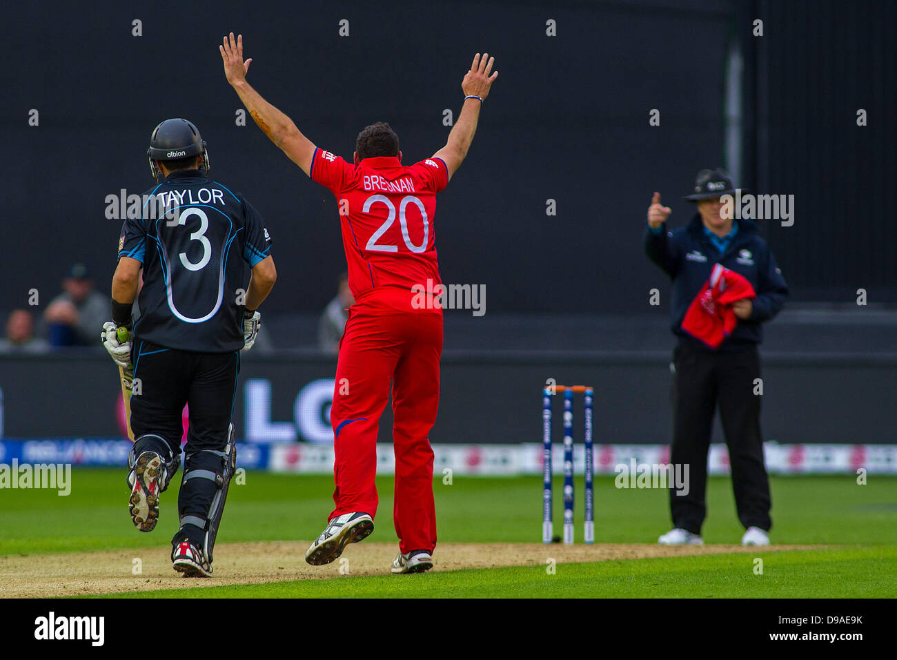 Cricket umpire signals hi-res stock photography and images - Alamy