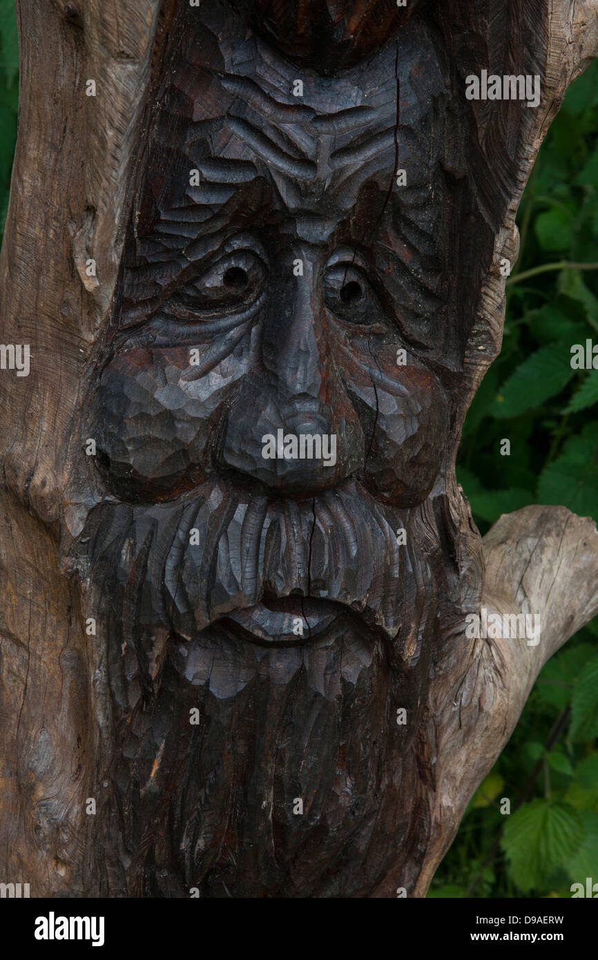 Wood sculpture by Rob Griffiths Stock Photo - Alamy