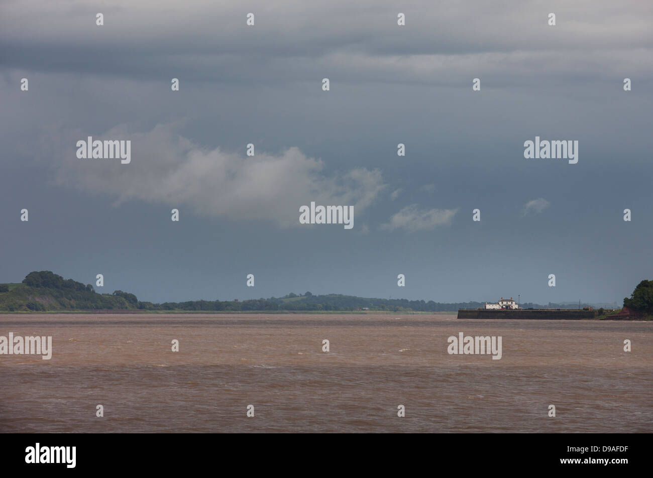 The Dockmasters House. Sharpness Docks on the river Severn, still a ...