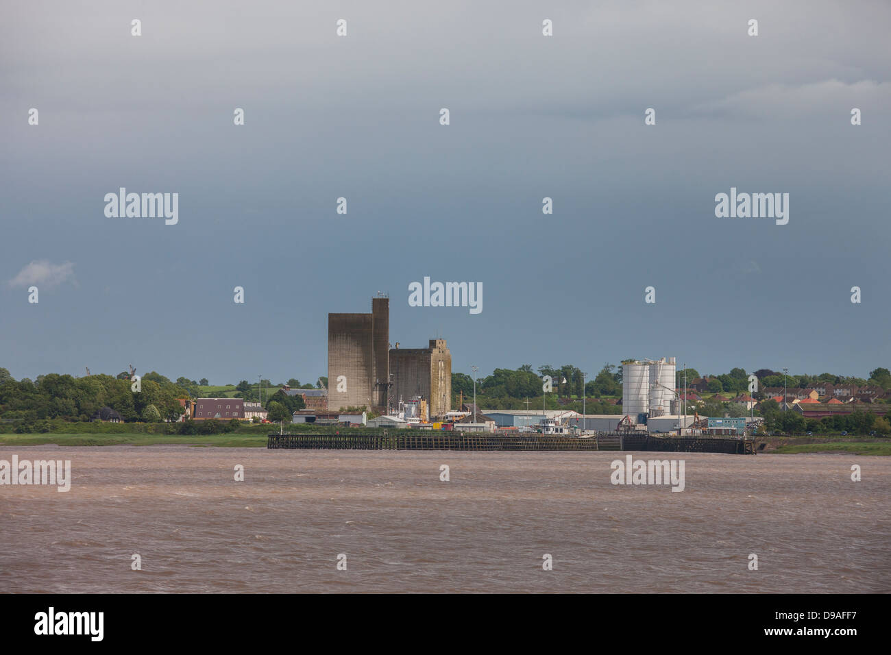 Sharpness Docks on the river Severn, still a working port ...