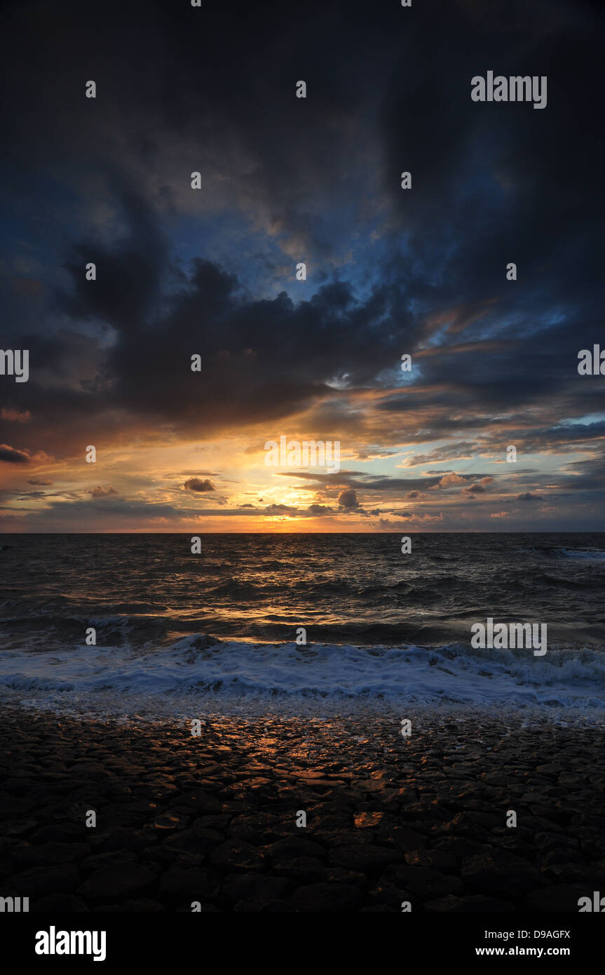 Summer storm at sunset hi-res stock photography and images - Alamy
