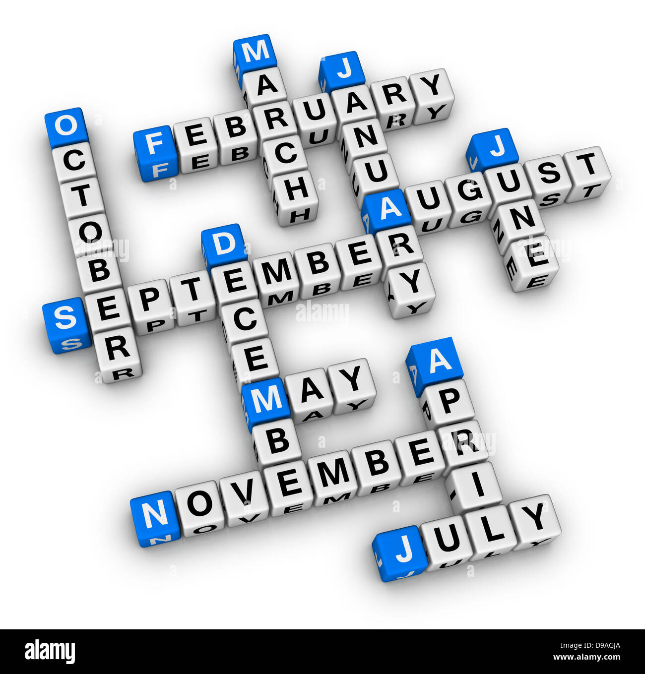 all months of the year Stock Photo - Alamy
