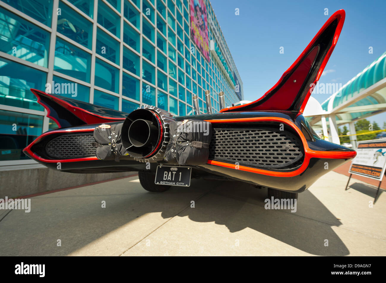 Batmobile 1966 batmobiles rear hi-res stock photography and images - Alamy