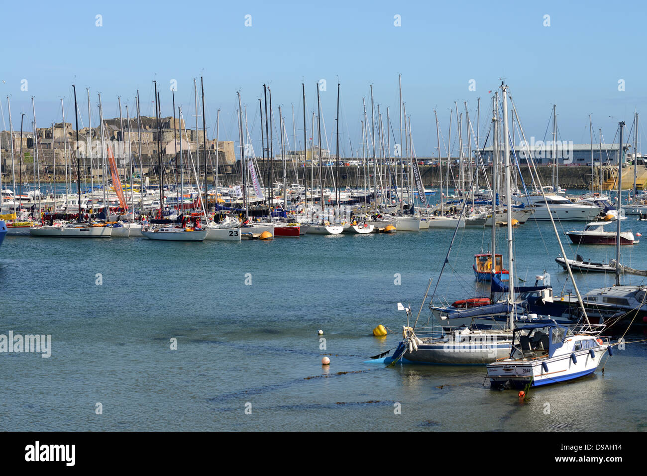 Guernsey harbour hi-res stock photography and images - Alamy