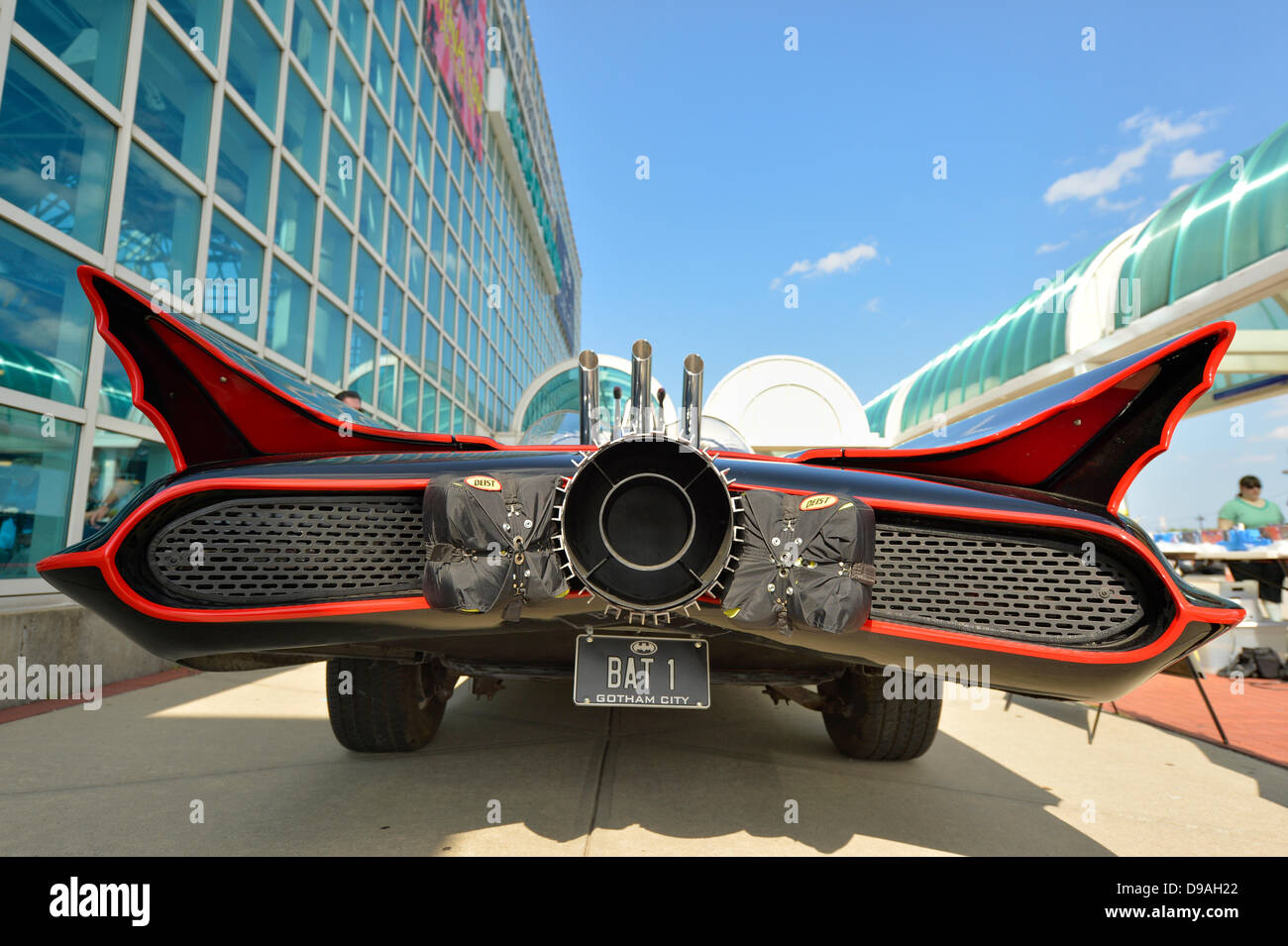 Garden City, New York. 15th June 2013. An iconic 1966 Batmobile, seen ...