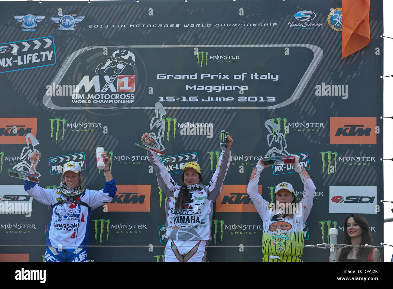 Celebrate victory on podium hi-res stock photography and images - Alamy