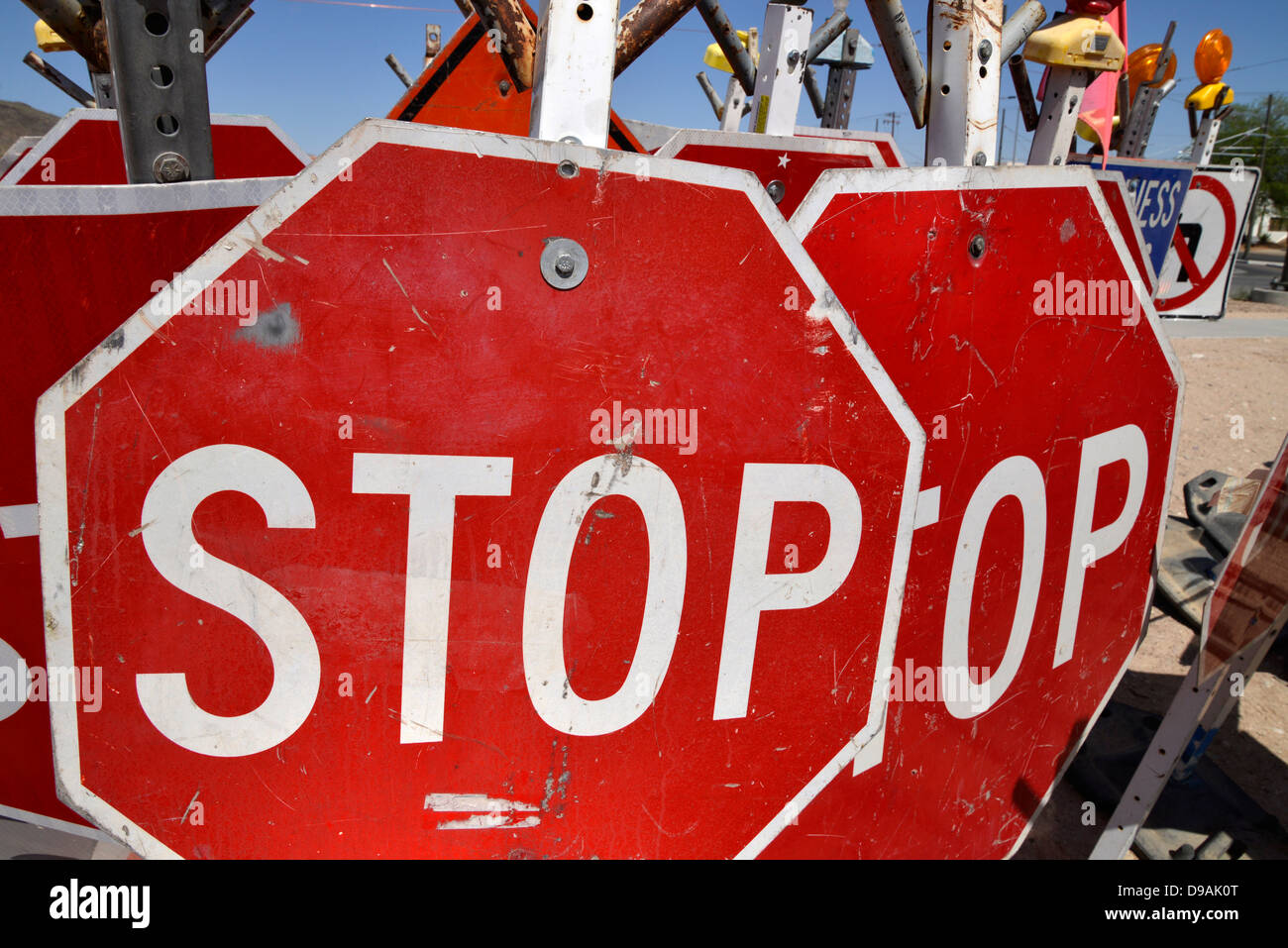 Traffic control signs hi-res stock photography and images - Alamy