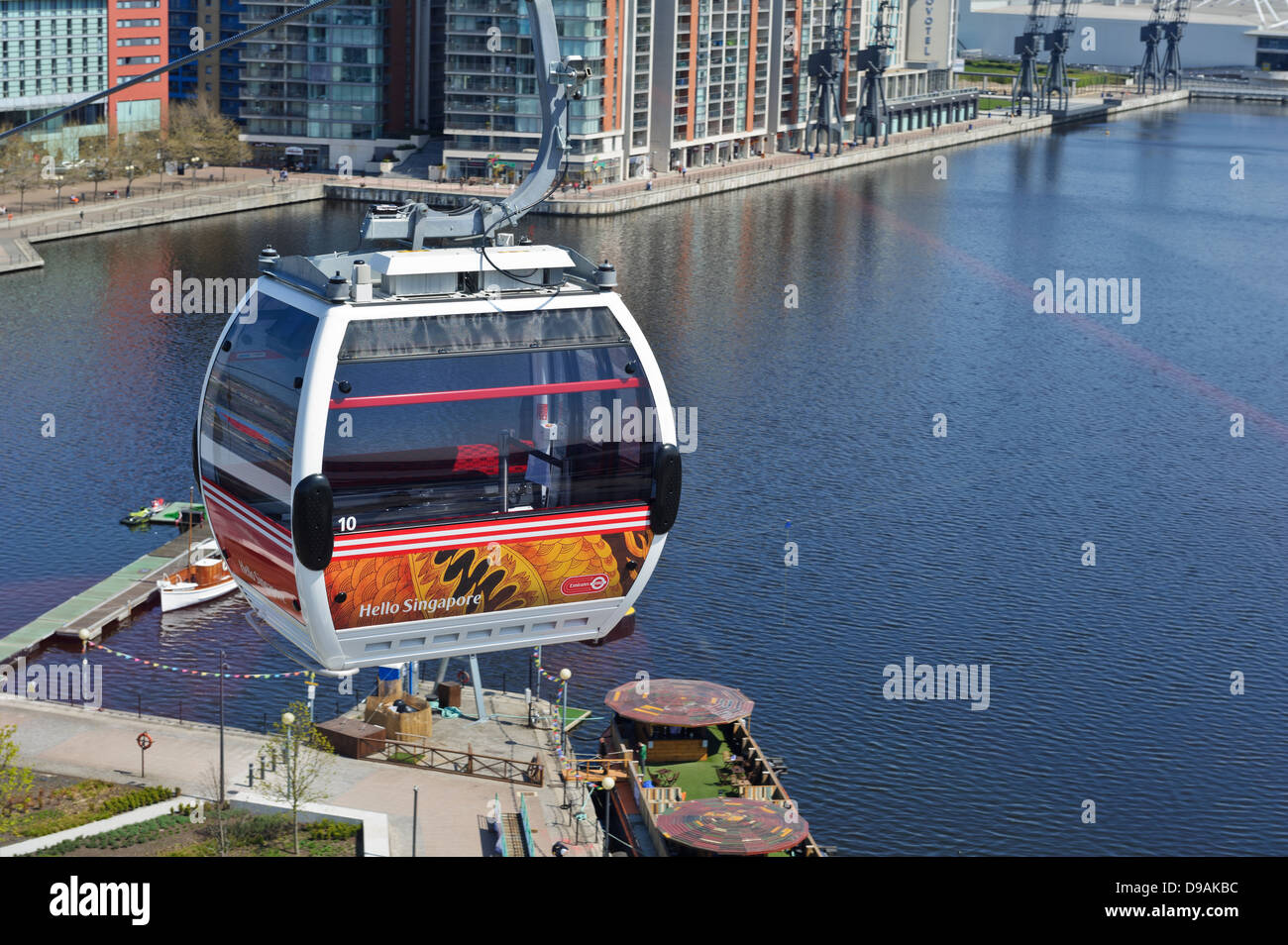 Emirates Cable Car, Greenwich, London, England, United Kingdom Stock ...